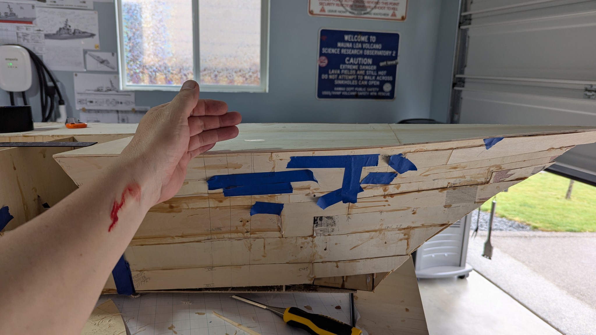 THE GARAGE DESTROYER – 1:35 scale model US Navy Destroyer Arleigh Burke ...