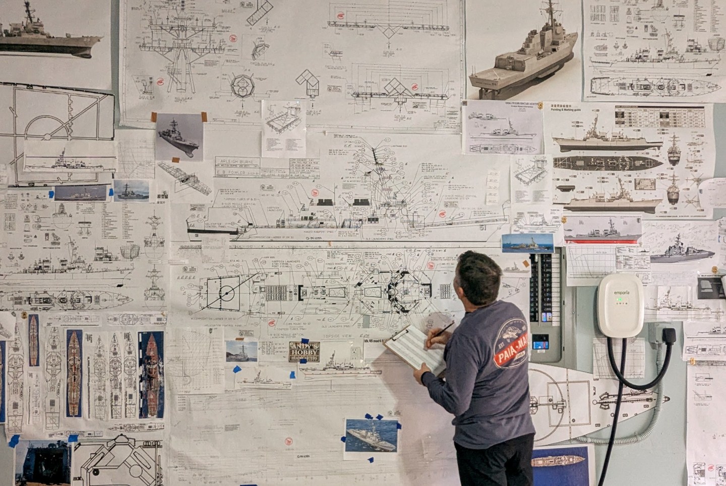 THE GARAGE DESTROYER – 1:35 scale model US Navy Destroyer Arleigh Burke ...